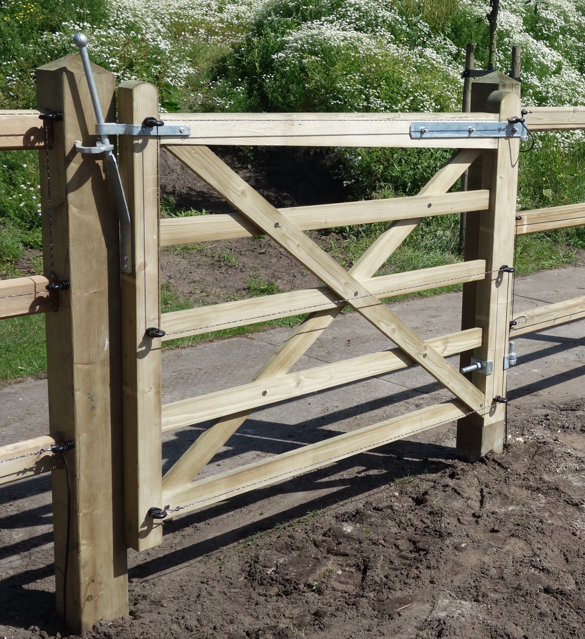 Houten weidepoort Dorset | Cavalo.nl